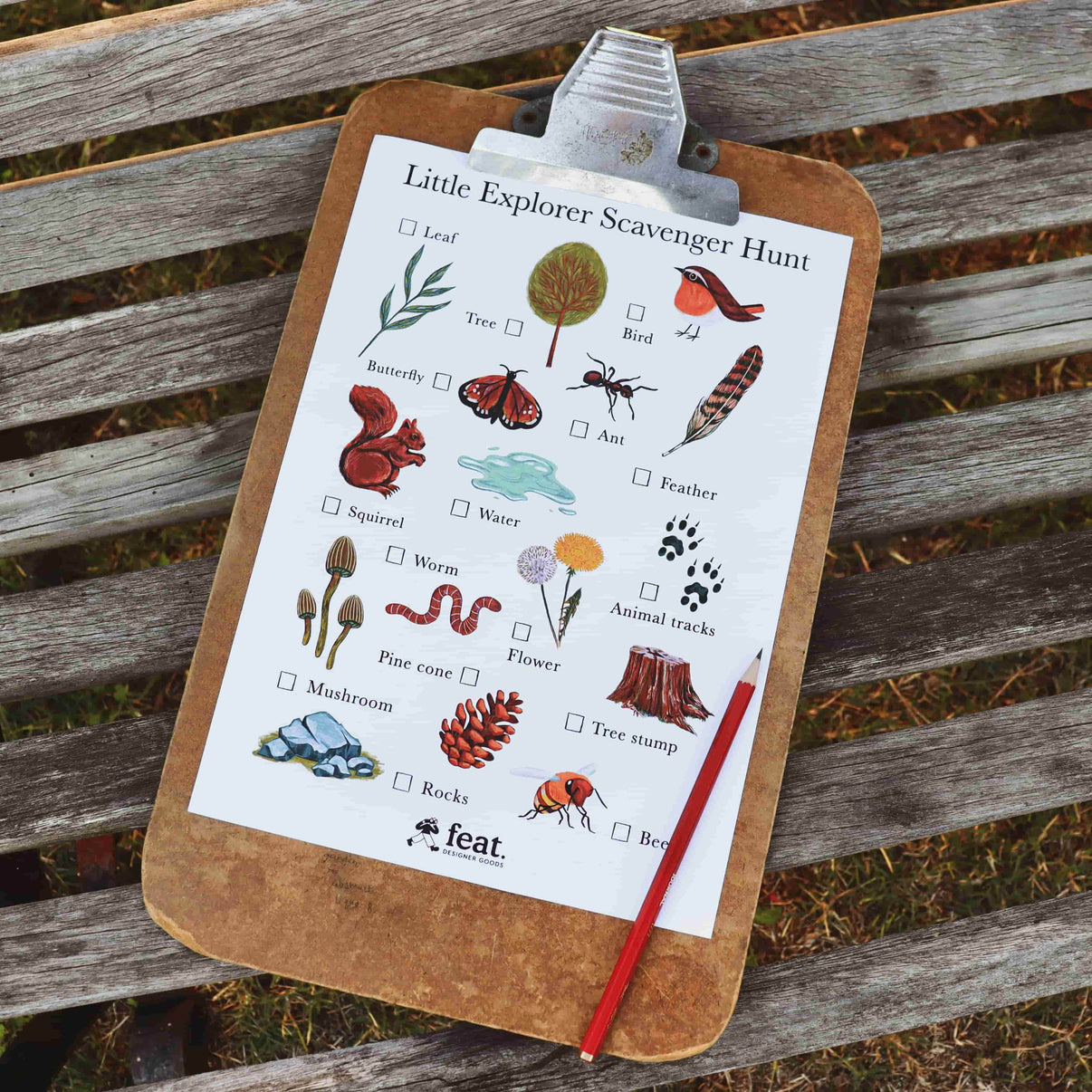 Printable: Little Explorer Scavenger Hunt | Nature Walk Sheet – Feat ...