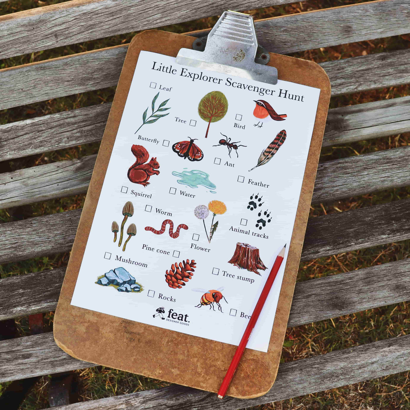 Printable: Little Explorer Scavenger Hunt | Nature Walk Sheet – Feat ...